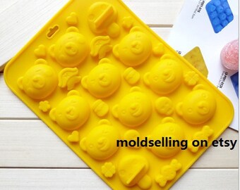 Racing car Chocolate Cake Mold Soap Mold Silicone by moldselling