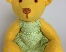 Popular items for yellow teddy bear on Etsy