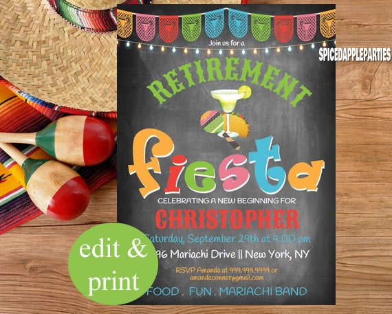 Fiesta | Retirement Party, Mexican Fiesta, retirement, Mexican ...