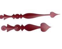 14" Red Extra Large Clock Hands~XL Hands~DIY~-Exclusive Hands~Any ...