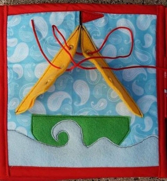 Items similar to Quiet book page on Etsy