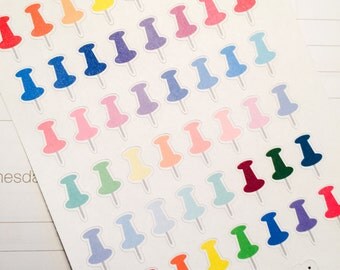 Decorative push pins | Etsy