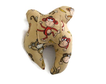 Monkey pillow | Etsy