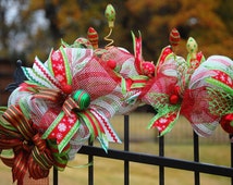 Popular items for deco mesh garland on Etsy