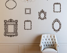 Antique Picture Frames Wall Decal (1880-WALL)