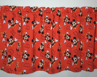 Mickey mouse valance | Etsy
