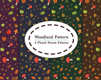 Woodland wallpaper | Etsy