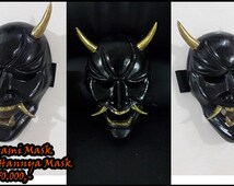Popular items for oni mask on Etsy