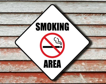 Funny smoking sign | Etsy