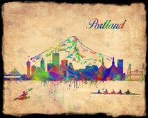 Popular items for portland art on Etsy