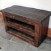 Rustic Pine TV Unit solid chunky wood stand/cabinet