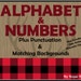 Lumberjack Buffalo Plaid Set UPPERCASE Alphabet 26