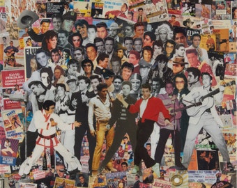 Elvis collage | Etsy