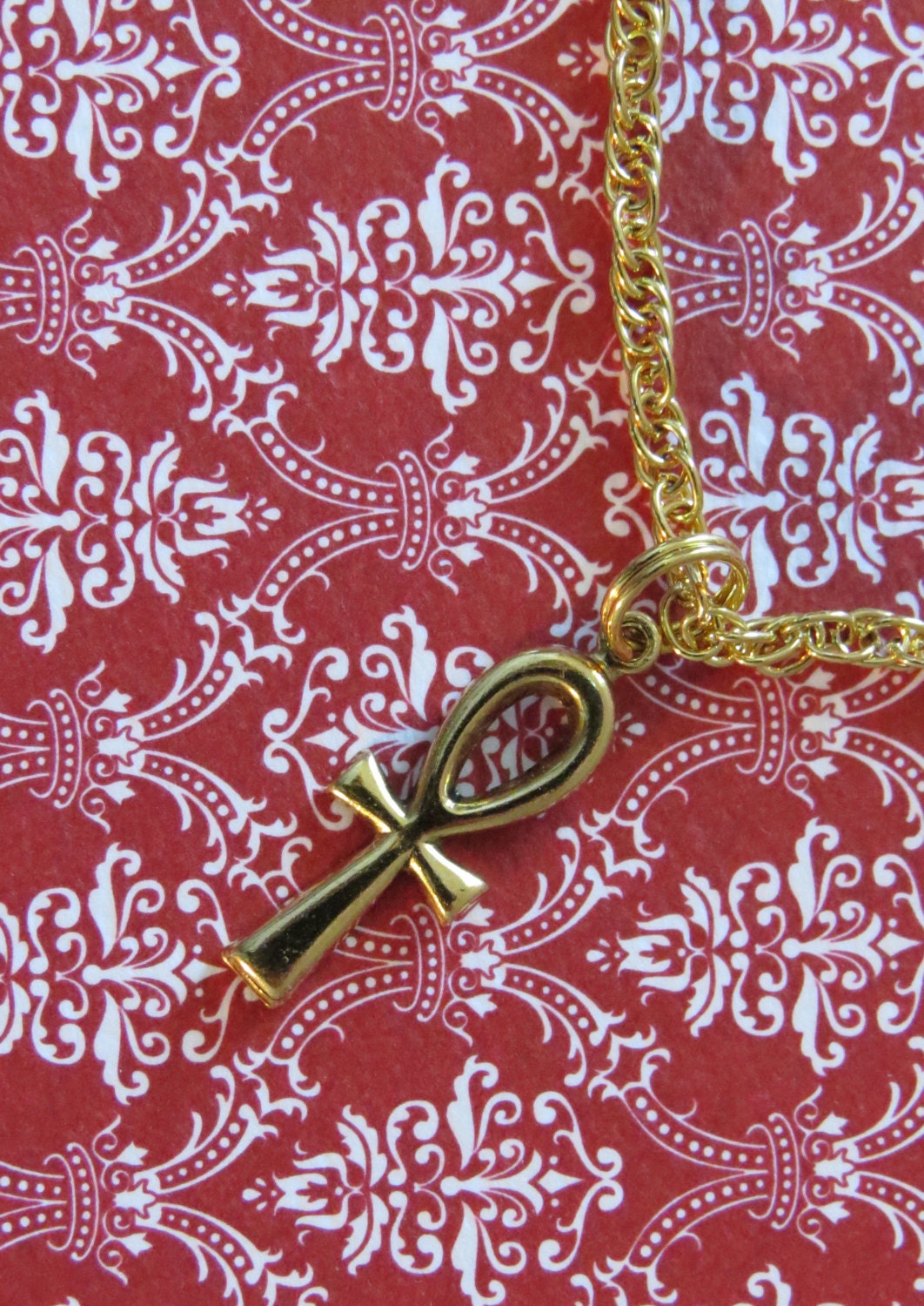 Cleopatra Ankh Egyptian Eternal Cross Anklet by NostalgicCharm