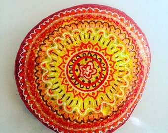 Unique painted stones related items | Etsy