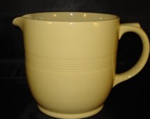 Unique yellow ware pitcher related items | Etsy