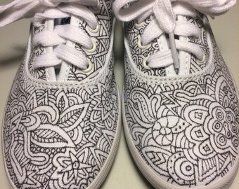 Zentangle shoes | Etsy