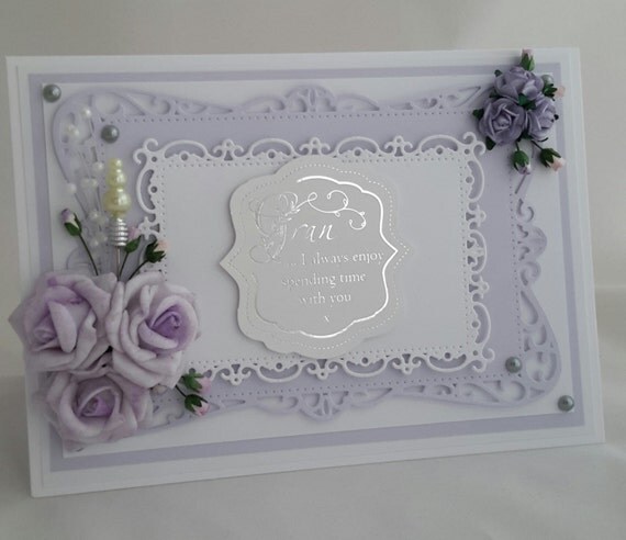 Handmade Birthday Card For Grandmother By Moonbuttoncards On Etsy Handmade Birthday Card For Grandmother By Moonbuttoncards On Etsy