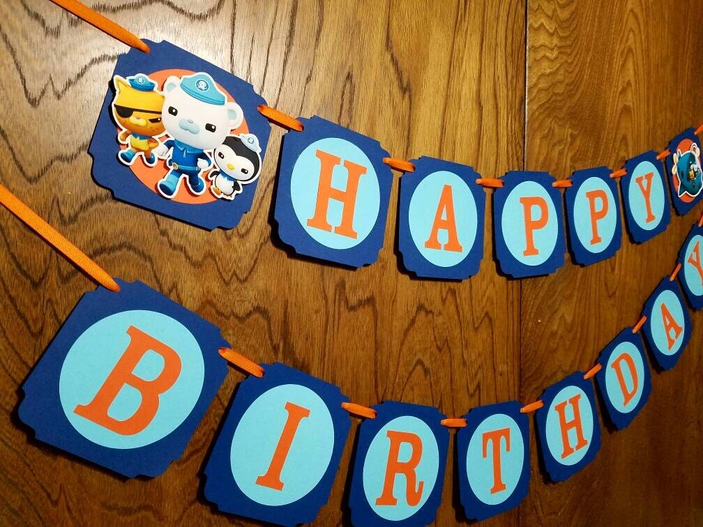 Octonauts Banner Octonauts Birthday Banneroctonauts