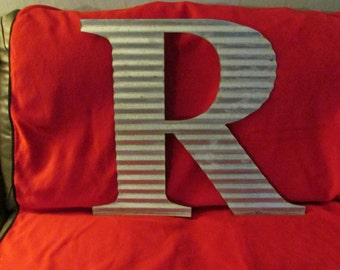 Metal letter r | Etsy