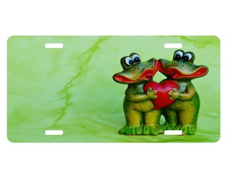 Frog license plate | Etsy