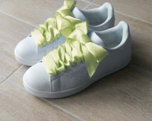 Unique ribbon shoe laces related items | Etsy