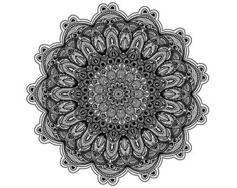 Items similar to Sunshine Mandala PDF crochet pattern (downloadable) on ...