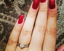 Unique ruby red glitter related items | Etsy