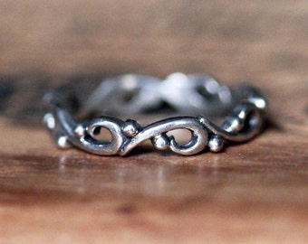 Unique Wedding Rings Silver Wedding Bands Eco Friendly