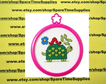Unique turtle cross stitch related items | Etsy