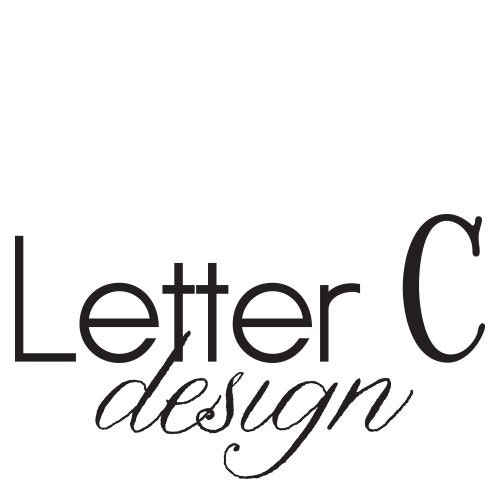 Letter C design by lettercdesign on Etsy