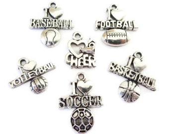 Soccer charm | Etsy
