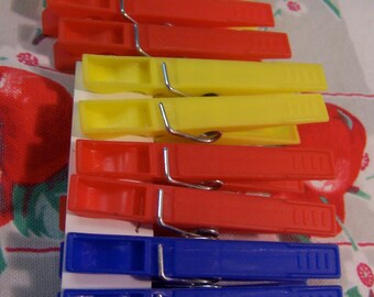 Plastic clothespins | Etsy