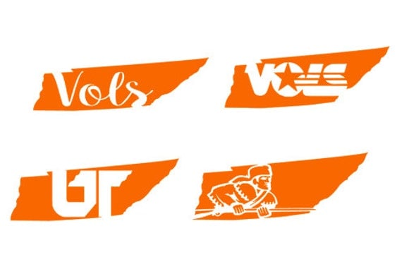 University of Tennessee Vols Decal Art by ShopArtsyFartsy on Etsy