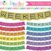 Weekend Banner Clipart Graphics Commercial Use Clip Art