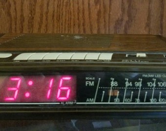 1980s alarm clock | Etsy