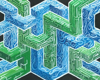 Illusion water | Etsy
