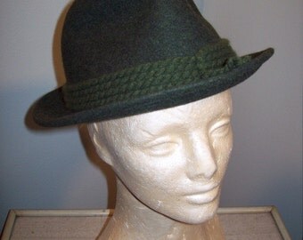 Moss green hat | Etsy