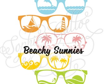 Sunglasses cut file | Etsy