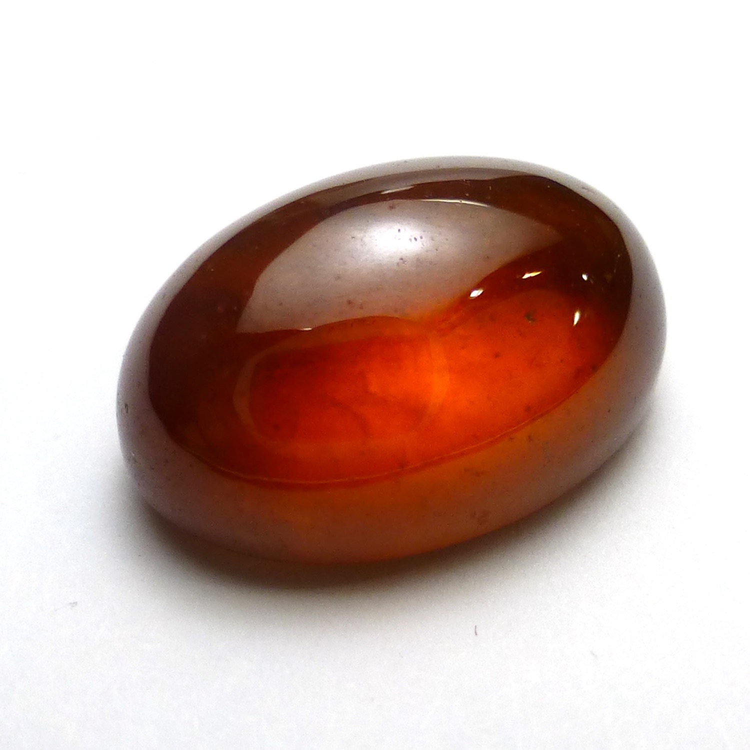 Mandarin Garnet Cabochon Spessartite Spessartine Orange Domed