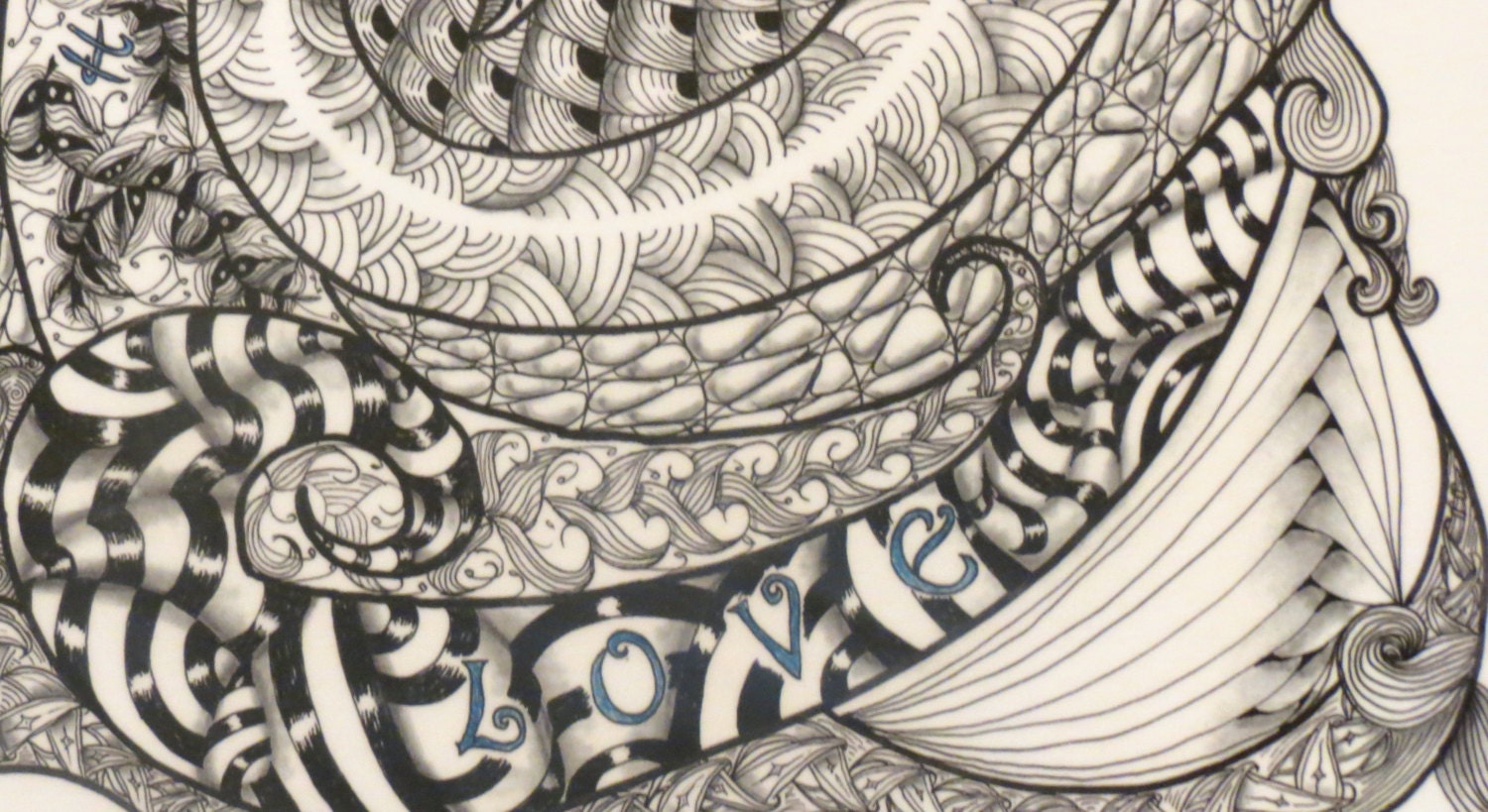 Zentangle Inspired Art These Three Abide Wood by DeepMagicDesigns