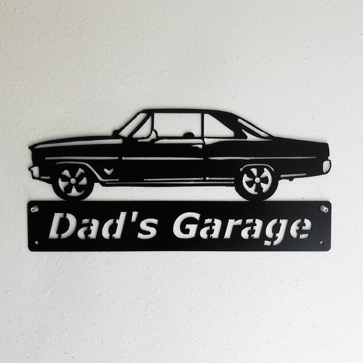 1966 1967 Chevrolet Nova Metal Car Sign Man Cave Sign