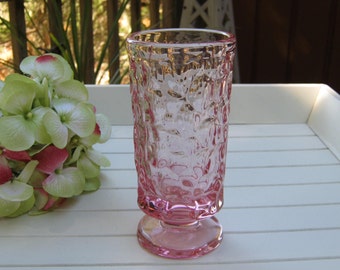Vintage pink glass | Etsy