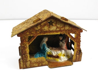 Cardboard nativity | Etsy