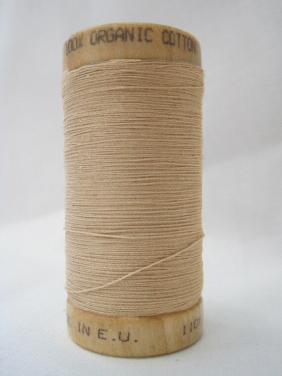 Organic Cotton Thread 300 yards/spool by OrganicCottonPlus on Etsy