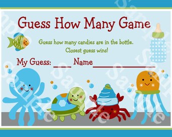 Guess how many fish | Etsy