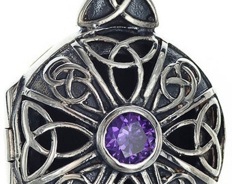 Unique celtic knot locket related items | Etsy