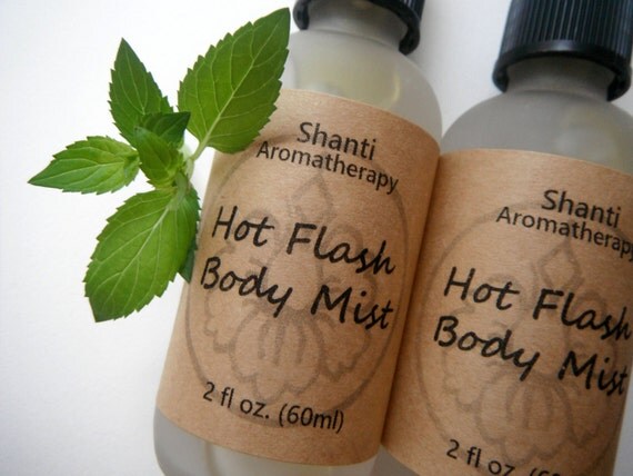 Hot Flash Cool and Refreshing Body Mist 2oz by ShantiAromatherapy