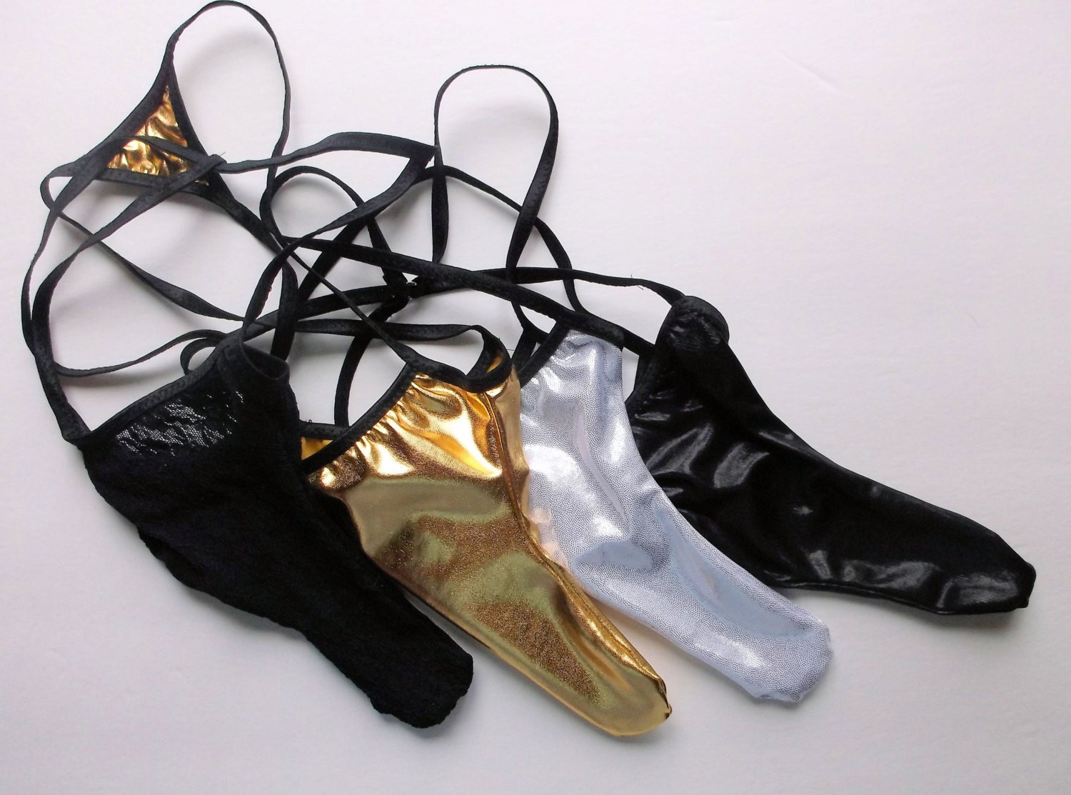 Mens Torpedo G String Thong Underwear SHINY METALLIC or Sexy