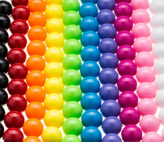 100 Gumball Beads 20mm Bubblegum Chunky Beads Resin Round